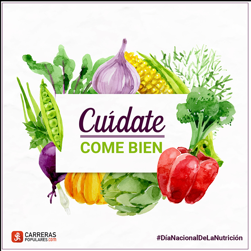 Frase - Cuídate. Come bien